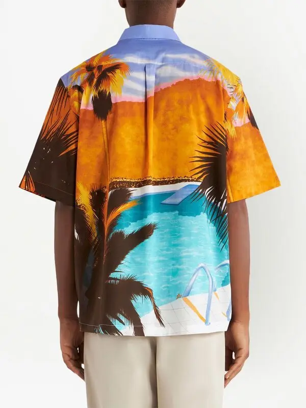 Etro Graphic-print Short-sleeve Shirt