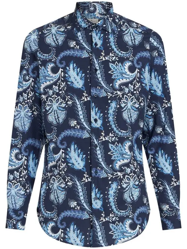 Etro Paisley-print Long-sleeve Shirt