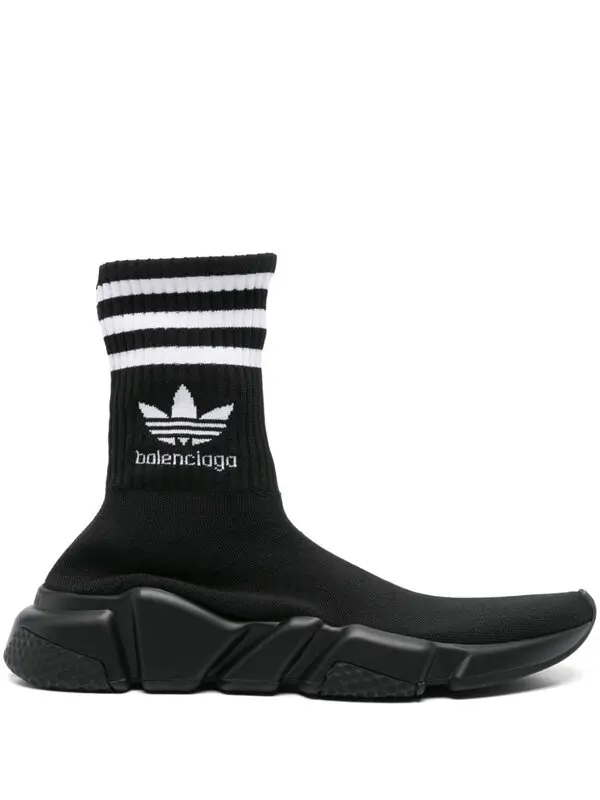 Balenciaga X Adidas Speed Sneakers In Black - 70% Off | Editorialist