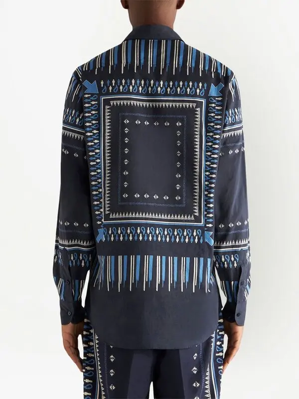 Etro Graphic-print Cotton Shirt