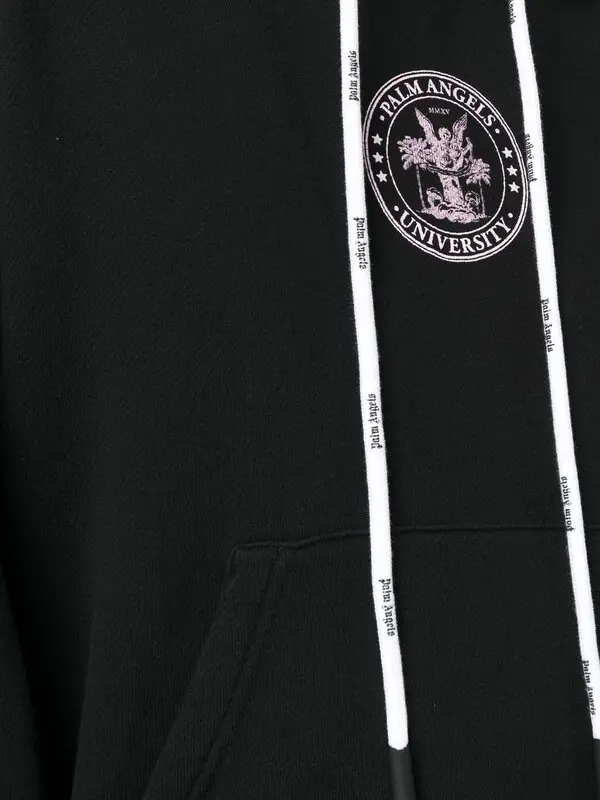 Palm Angels College Logo-print Hoodie