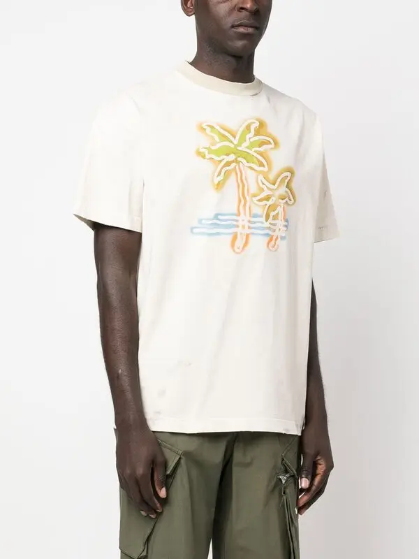 Palm Angels Logo-print Cotton T-shirt