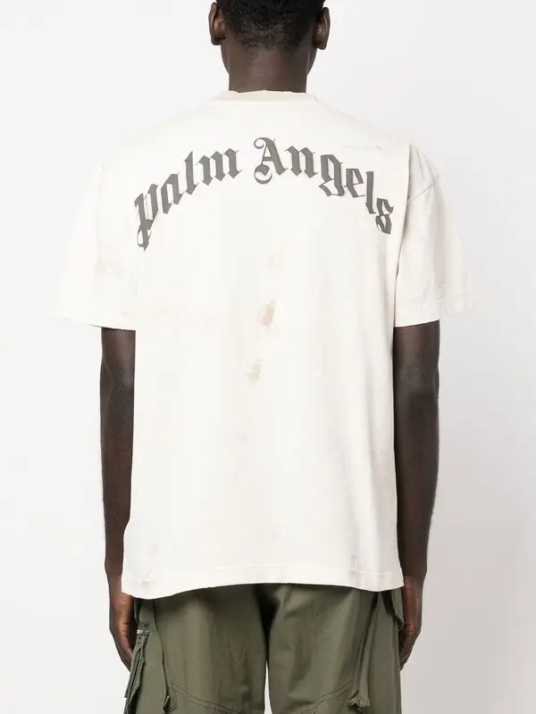 Palm Angels Logo-print Cotton T-shirt