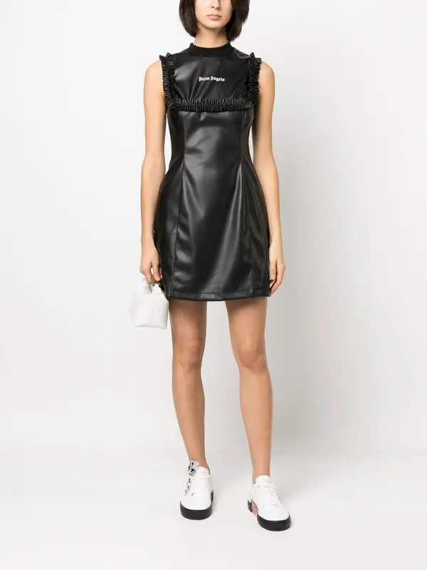 chinese dress ladies As by DF Women's Aphrodite Stretch Leather Dress - Espresso