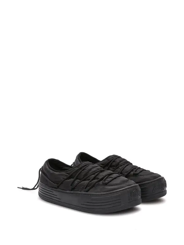 Palm Angels Padded Sneakers - Black