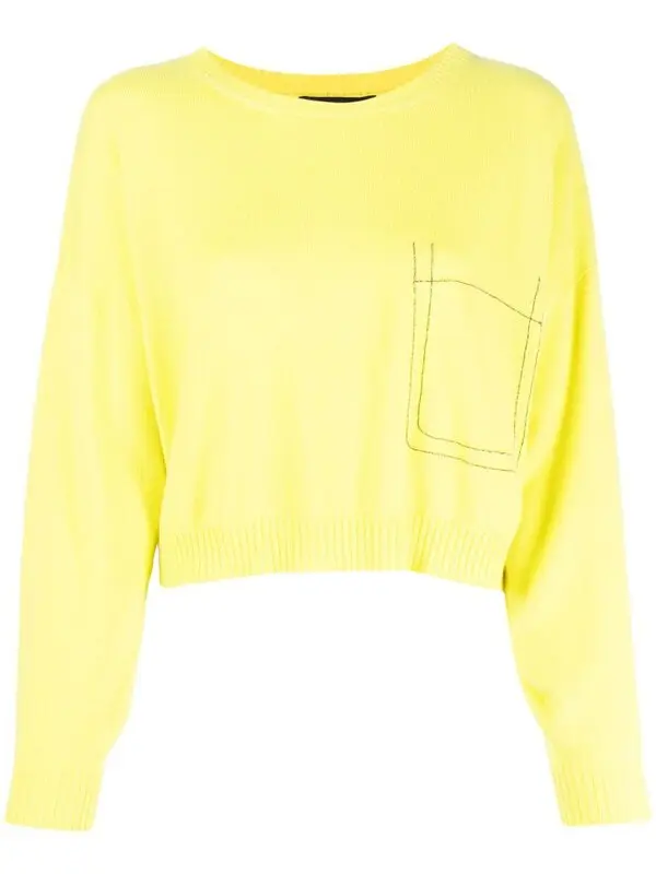 Fabiana Filippi Bead-embellished Jumper - Yellow