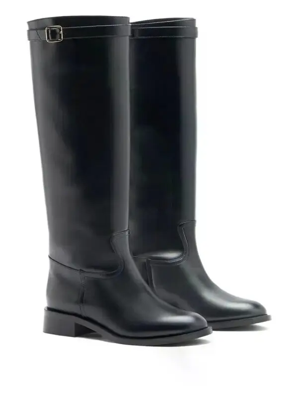 SCAROSSO - Scarosso Knee-High Leather Boots