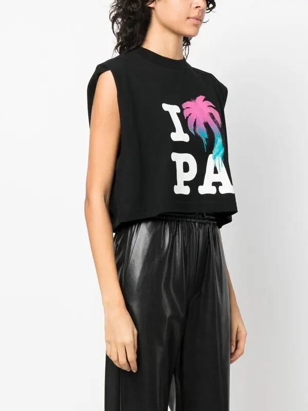 Palm Angels Logo-print Tank Top