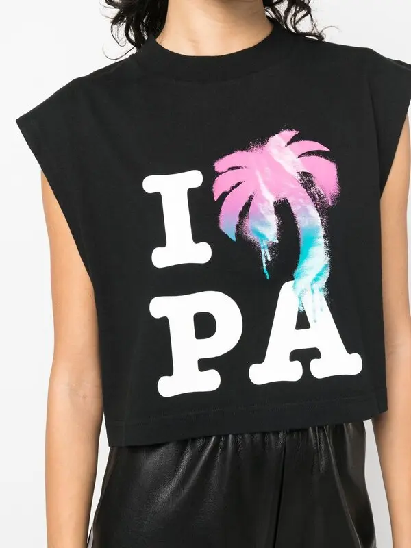 Palm Angels Logo-print Tank Top