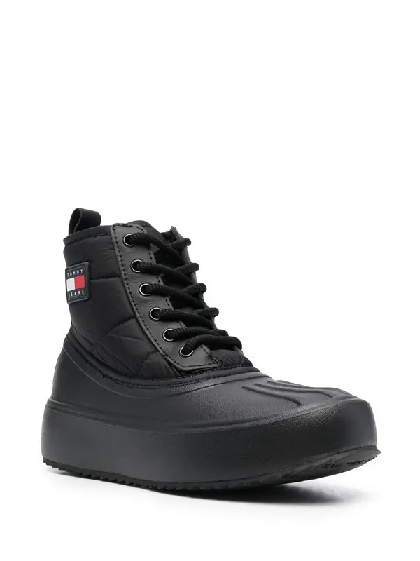 Tommy Hilfiger Oversize Rubber Sole Boots