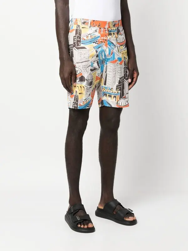 Moschino Graphic-print Bermuda Shorts