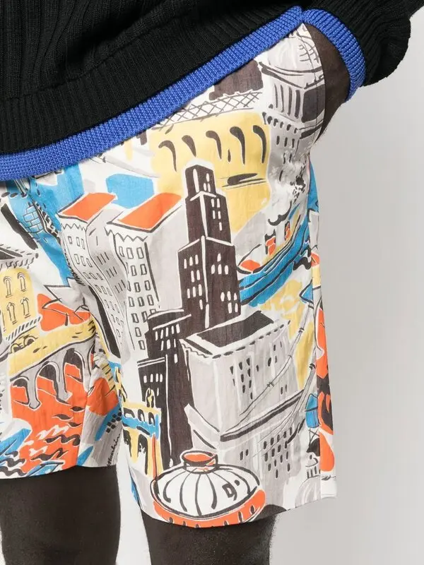 Moschino Graphic-print Bermuda Shorts