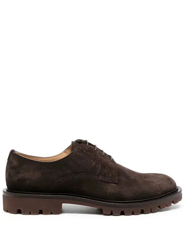 SCAROSSO Wooster Iii Suede Derby Shoes