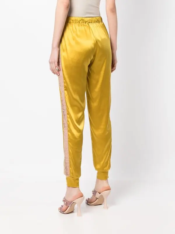 Carine Gilson Tapered Silk Trousers