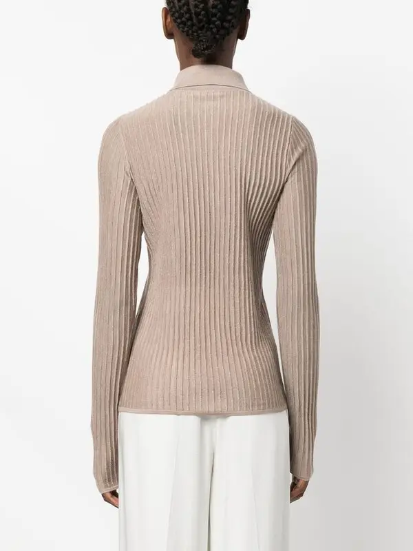 Co Ribbed-knit Cashmere Cardigan