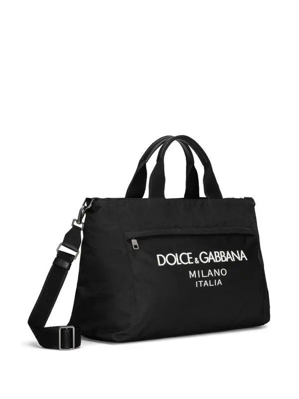 Dolce & Gabbana Logo-lettering Holdall - Black
