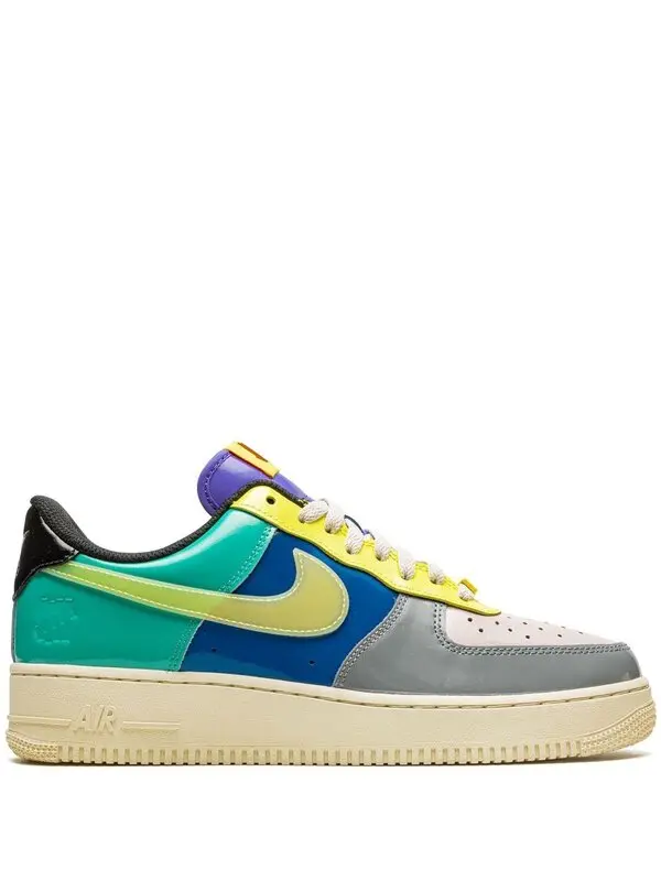 Nike X Undefeated Air Force 1 Low Multi Patent Sneakers