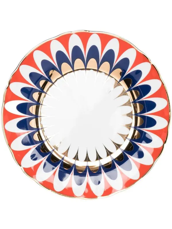 BITOSSI HOME Flora Dessert Plate - Red