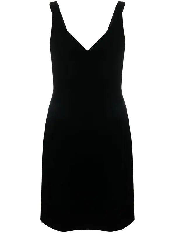 Emporio Armani V-neck Sleeveless Dress