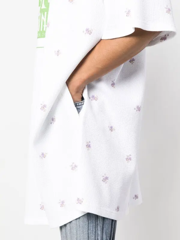 Martine Rose Long-line Logo-print T-shirt