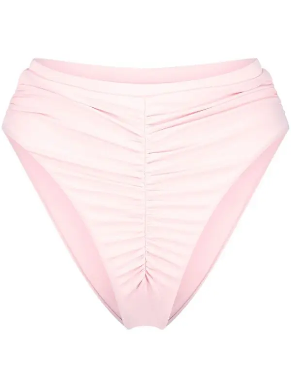 Giambattista Valli Ruched Bikini Bottoms - Pink