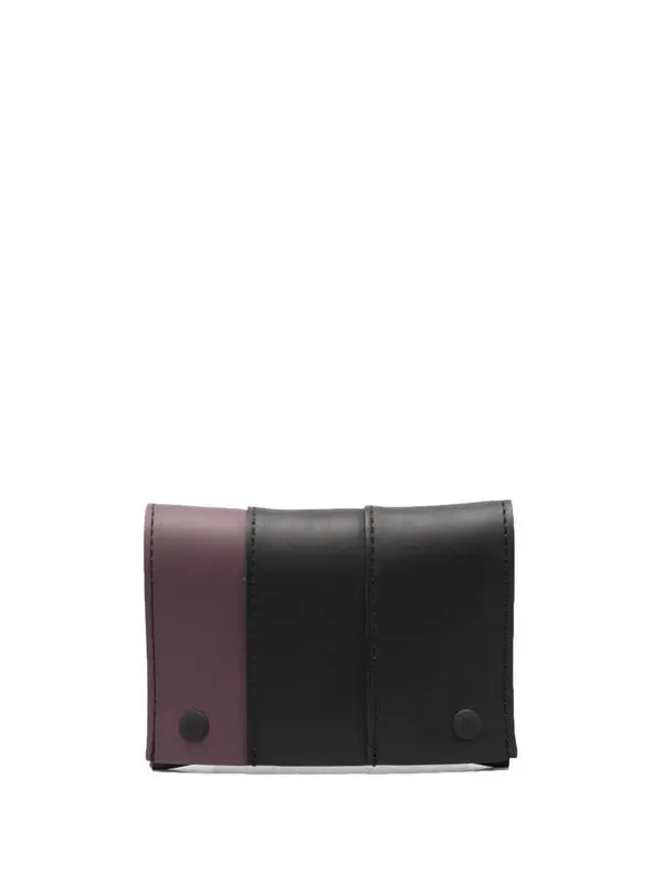 Sunnei Colour-block Wallet - Black