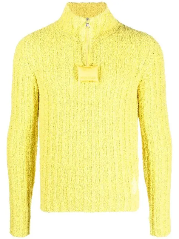 Moncler Ribbed High Neck Jumper