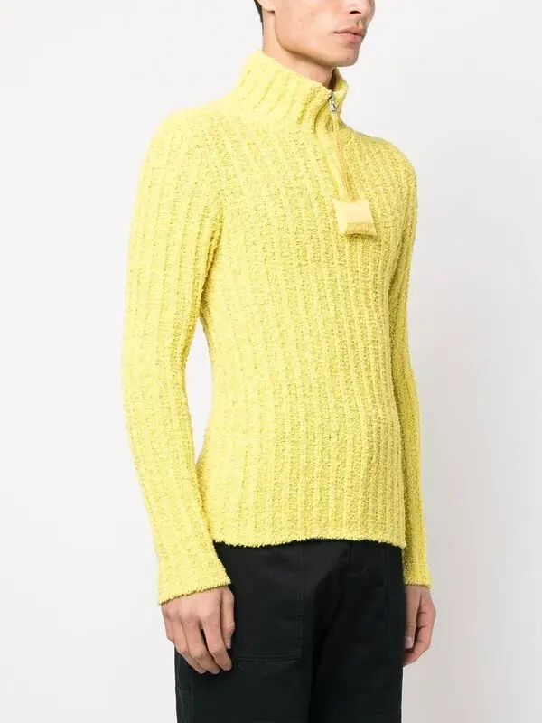 Moncler Ribbed High Neck Jumper