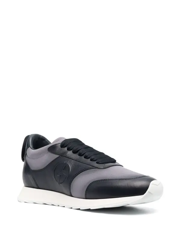 Giorgio Armani Panelled Low-top Sneakers