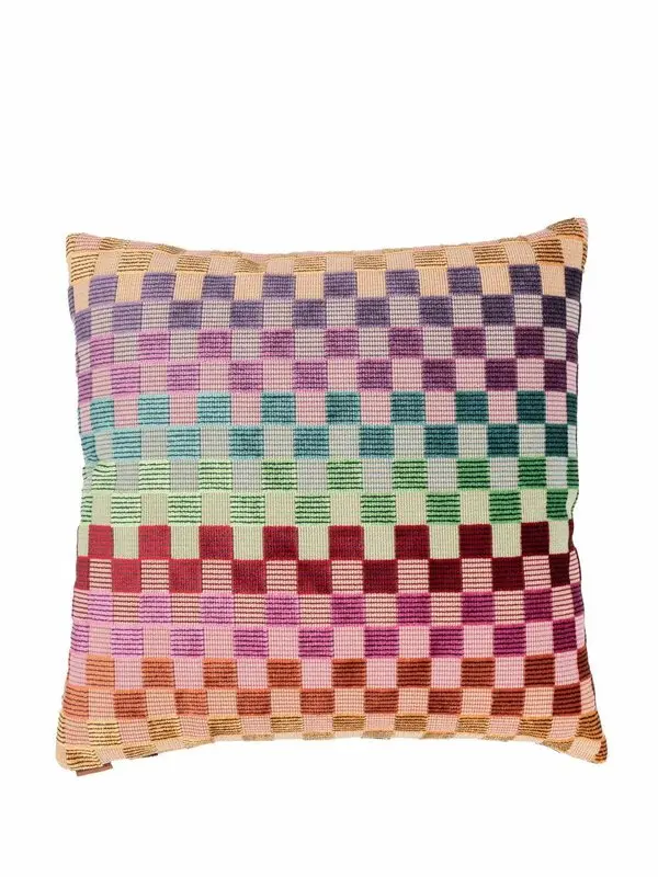 Missoni Checkered Print Cushion