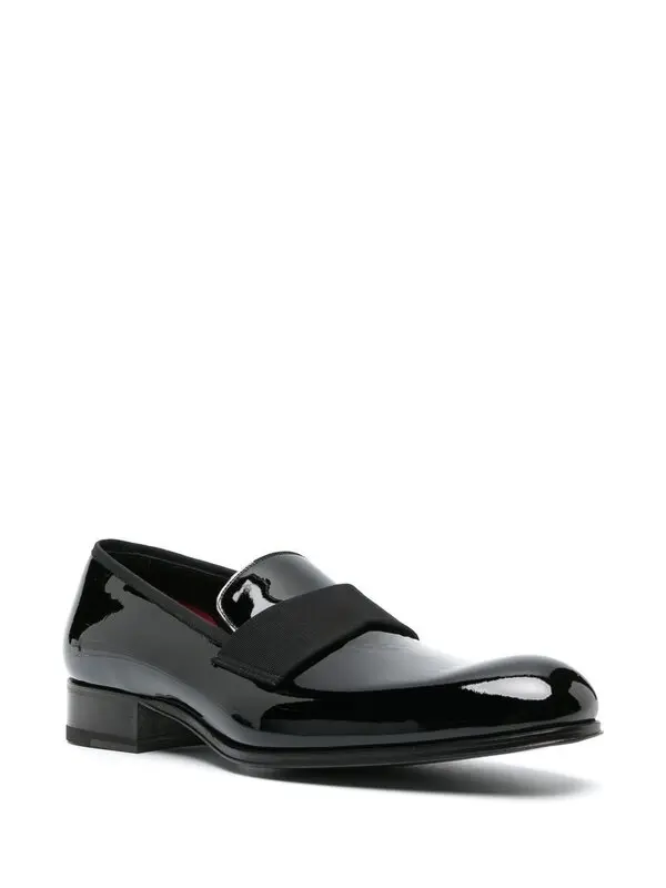 TOM FORD Patent-finish Leather Loafers