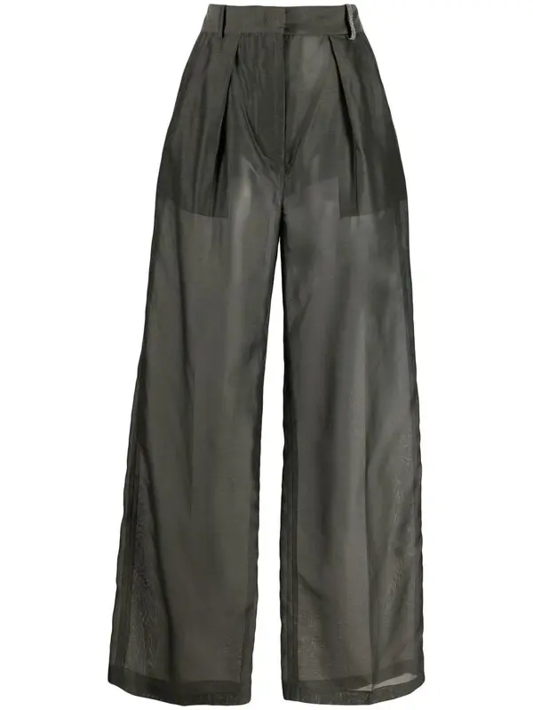 Fabiana Filippi Pleated Straight-leg Trousers