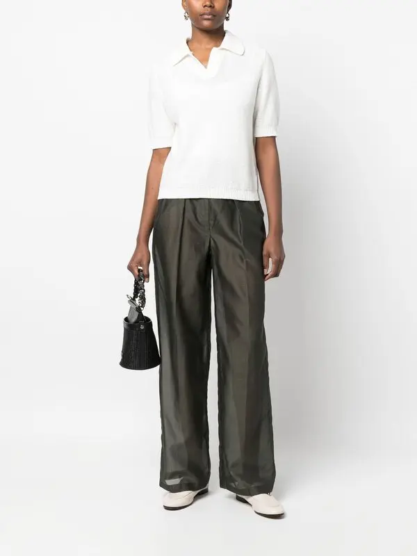 Fabiana Filippi Pleated Straight-leg Trousers