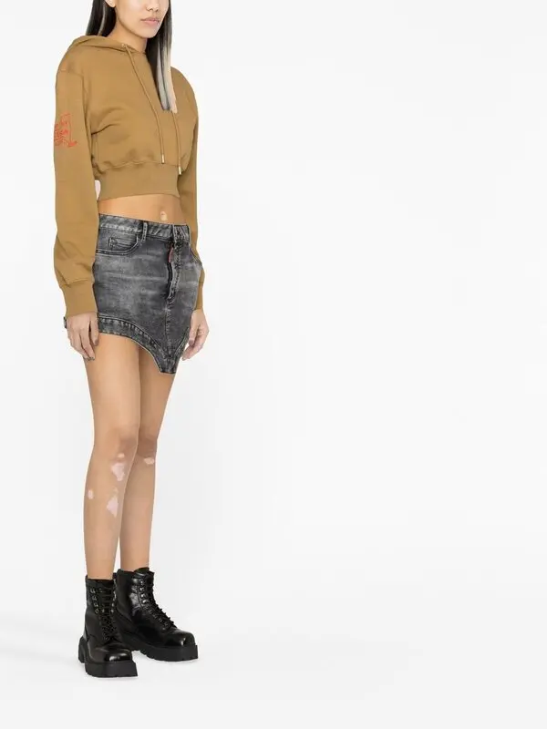 Heron Preston Slogan-print Cropped Hoodie