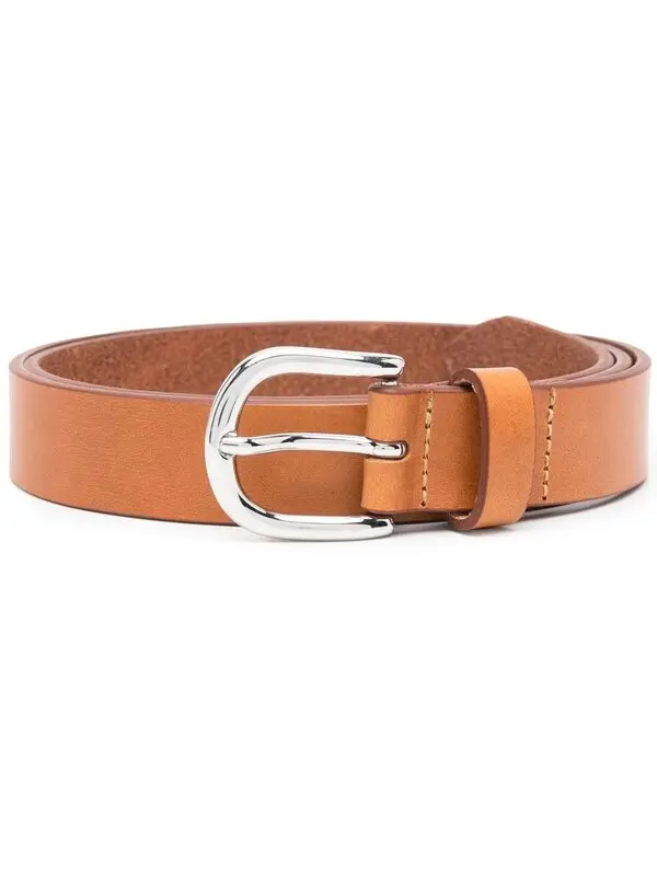 Isabel Marant Zap Leather Belt - Brown