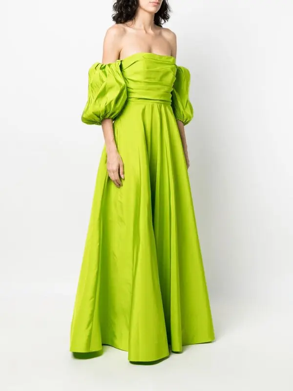 Valentino Garavani Off-shoulder Floor-length Dress