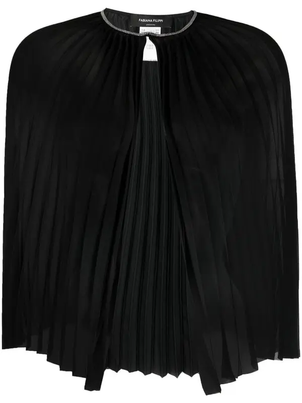 Fabiana Filippi Fully-pleated Button Blouse
