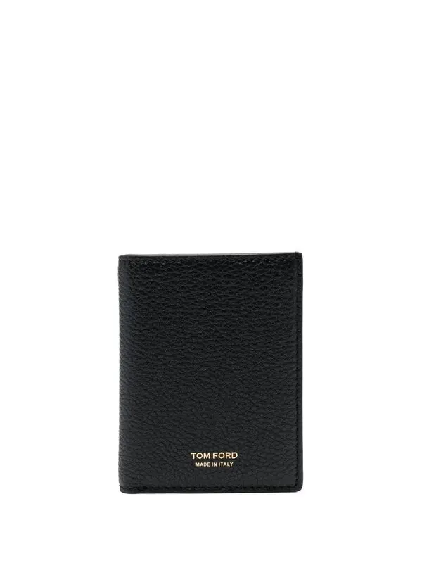 TOM FORD Grained-leather Wallet - Black
