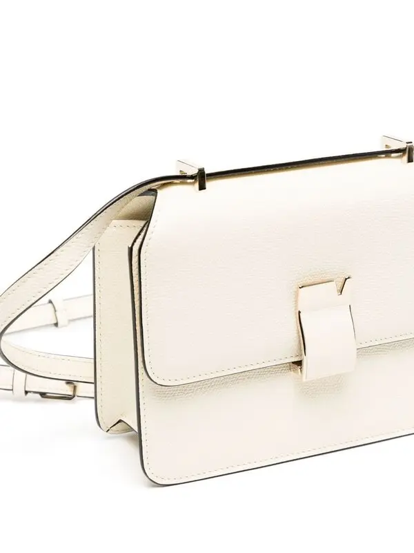 VALEXTRA Nolo Small Crossbody Bag - White