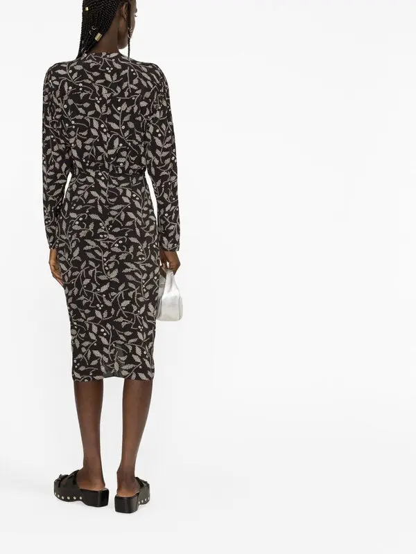 MARANT ETOILE Danalia Wrap Midi Dress