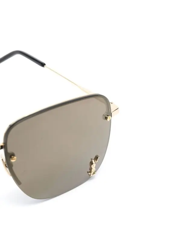 Saint Laurent Monogram Frameless Sunglasses