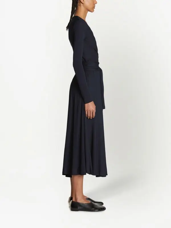 Proenza Schouler White Label Knot-detail V-neck Dress - Black