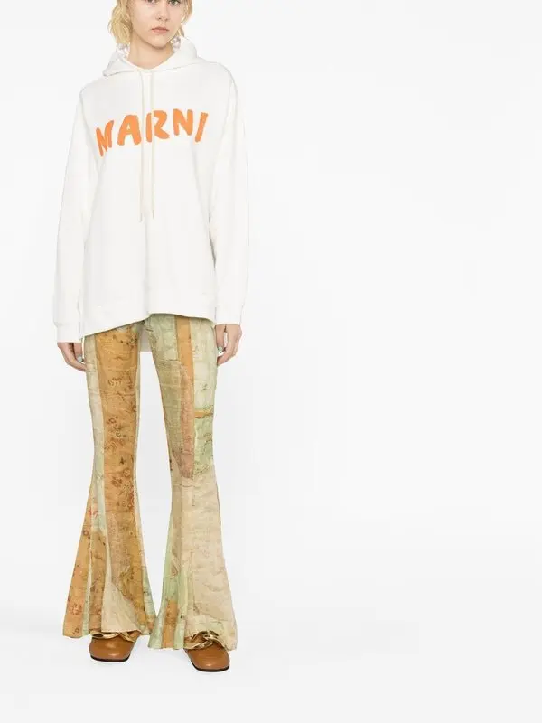 Marni Logo-print Cotton Hoodie
