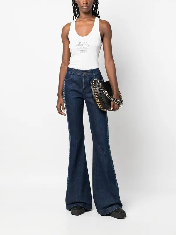 Stella McCartney Logo-print Racerback Top