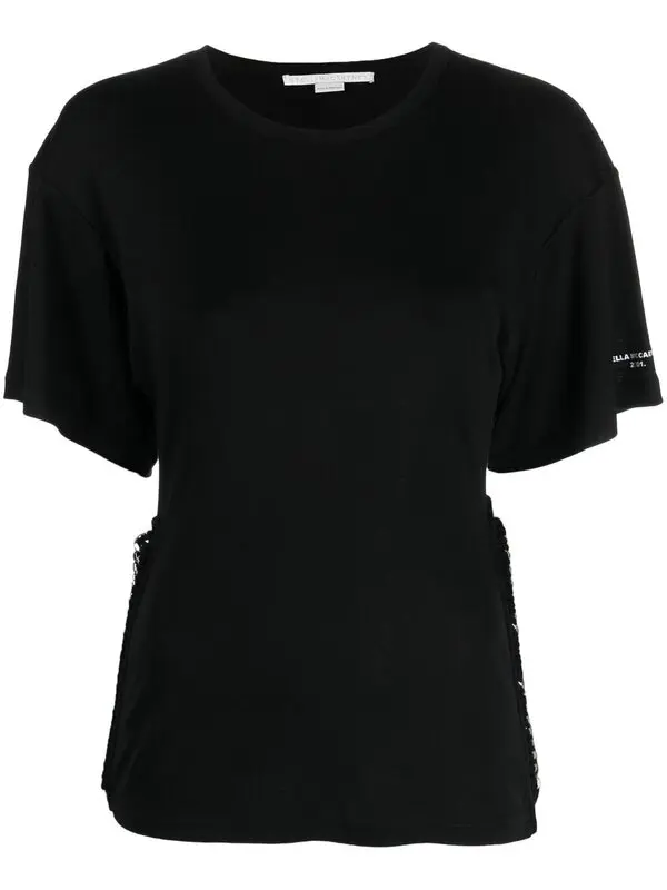 Stella McCartney Raglan-sleeved T-shirt - Black