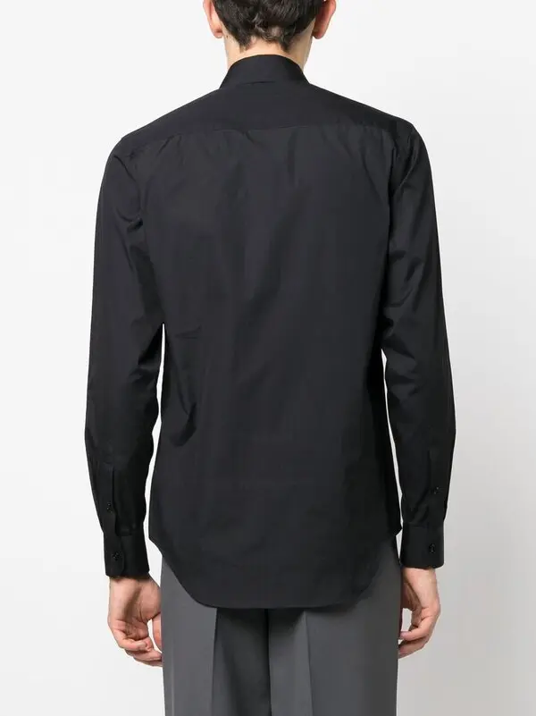 Versace Greek Key-embroidered Shirt