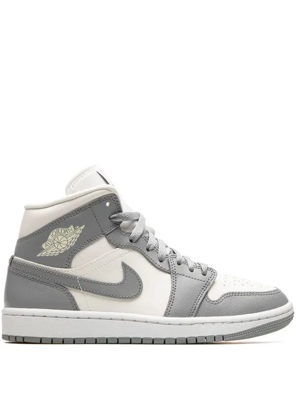 JORDAN Air 1 Mid Stealth Sneakers - Grey
