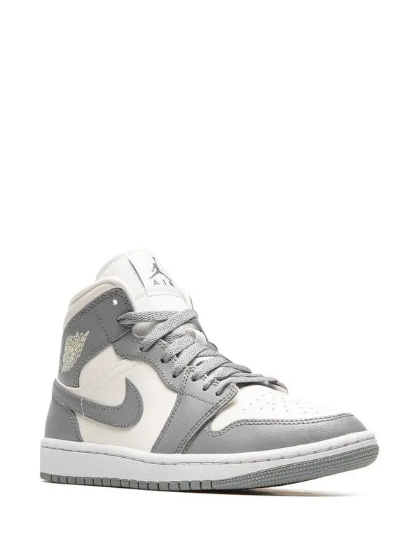 JORDAN Air 1 Mid Stealth Sneakers - Grey