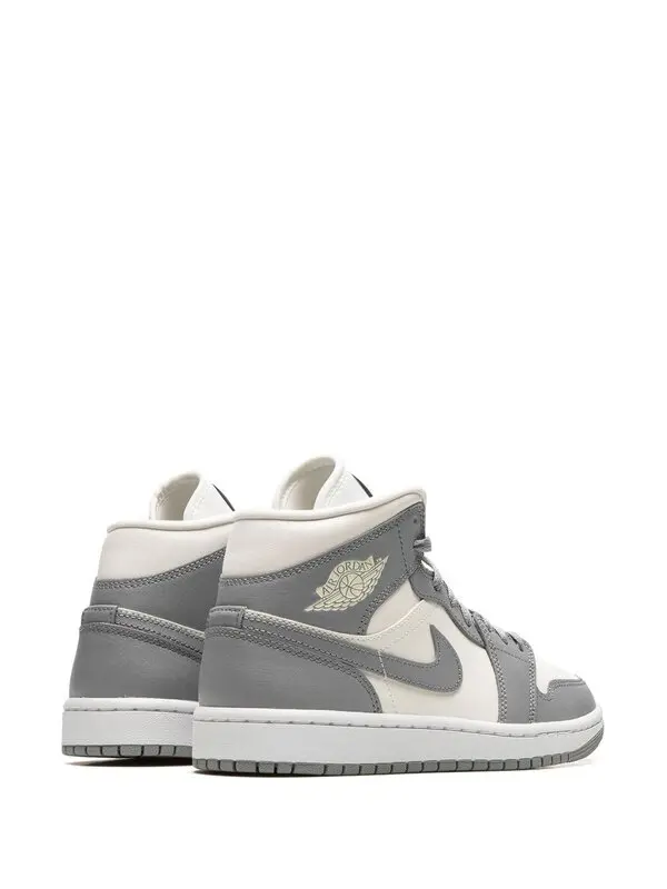 JORDAN Air 1 Mid Stealth Sneakers - Grey