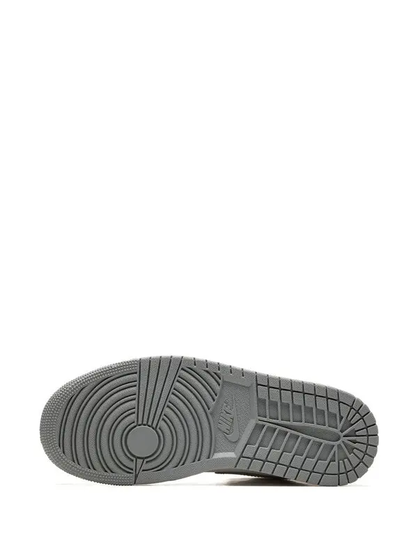 JORDAN Air 1 Mid Stealth Sneakers - Grey